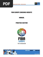 FIBA Basketball Court Dimensions | PDF | Ball Games | Sports