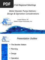 Water Supply Booster Pump Station Guide | PDF | Pumping Station | Mains ...