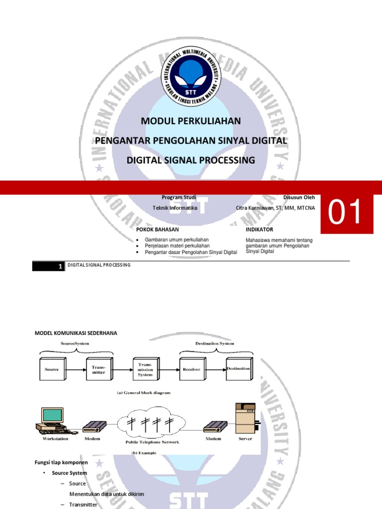 (Digital Signal Processing) #1 Pengantar Pengolahan Sinyal Digital ...