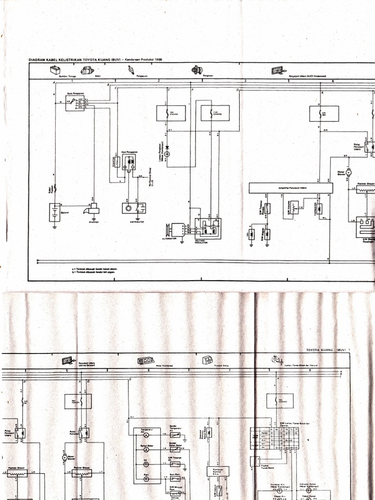 Wiring Diagram Toyota Kijang Diesel