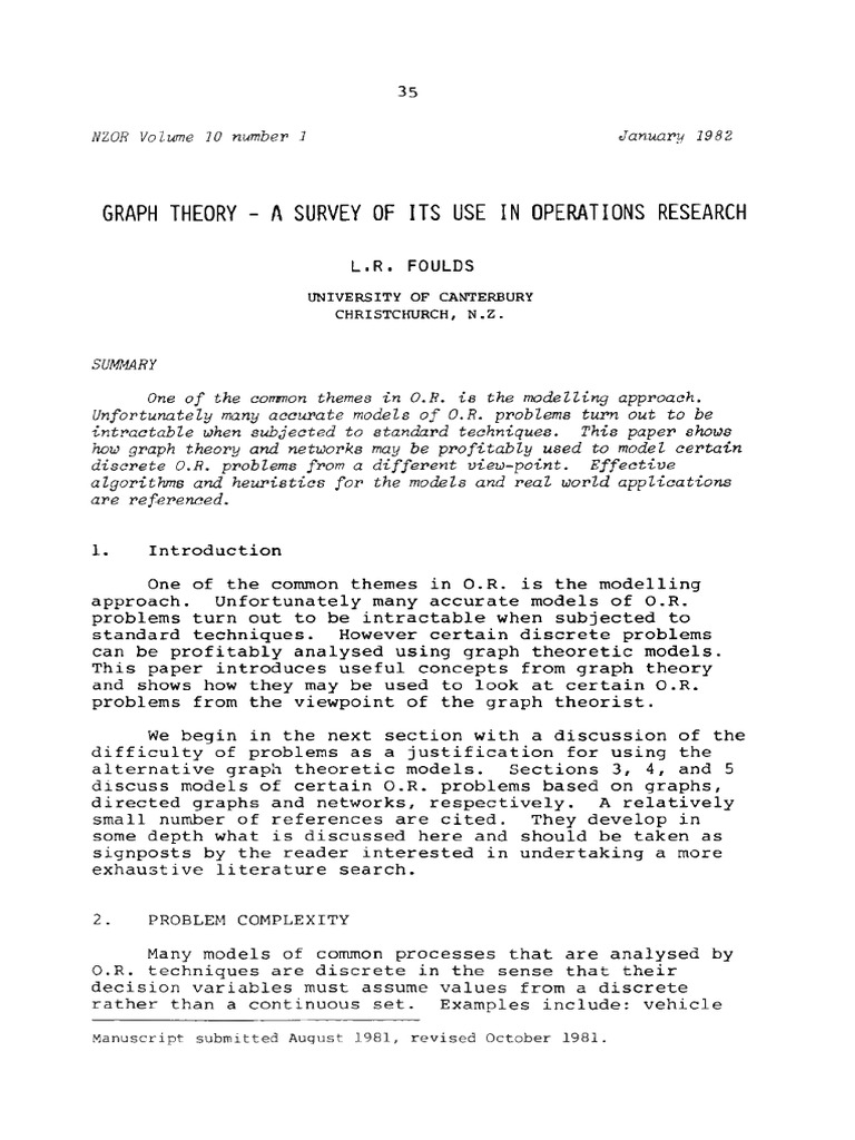 Graph Theory | PDF | Time Complexity | Theoretical Computer Science