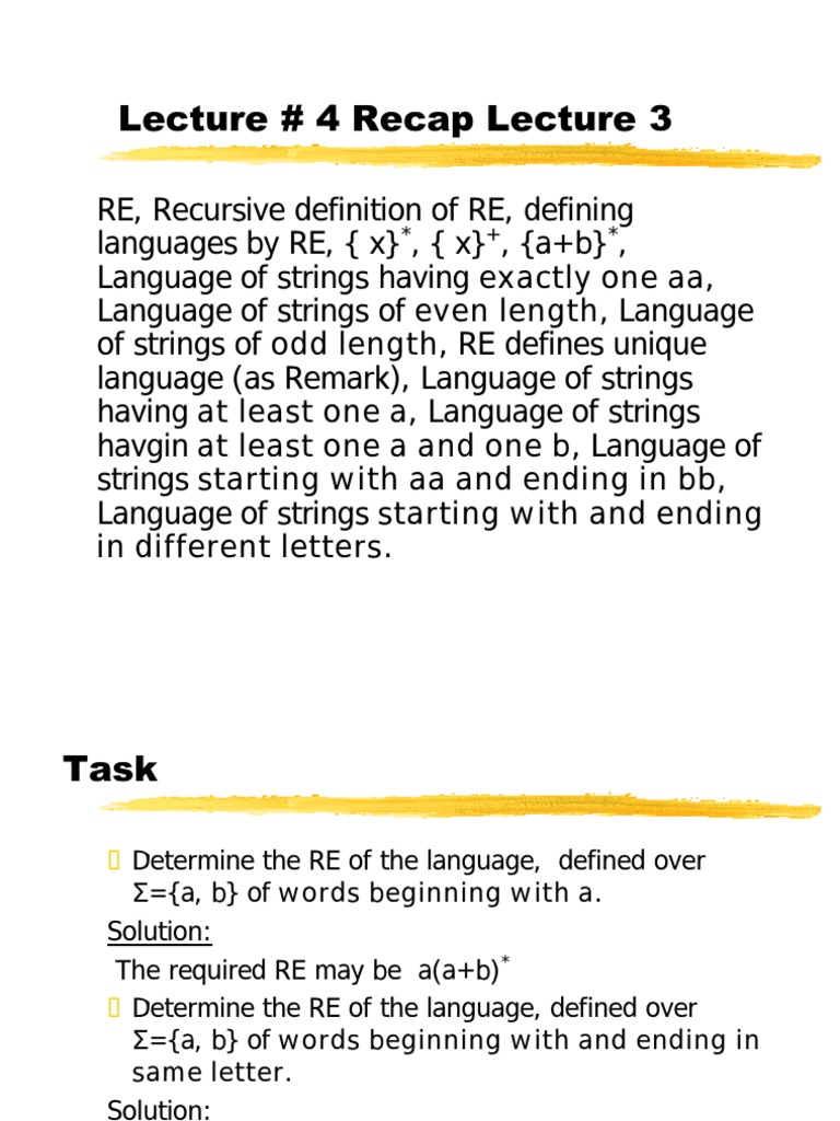 Lesson 4 | PDF | String (Computer Science) | Discrete Mathematics