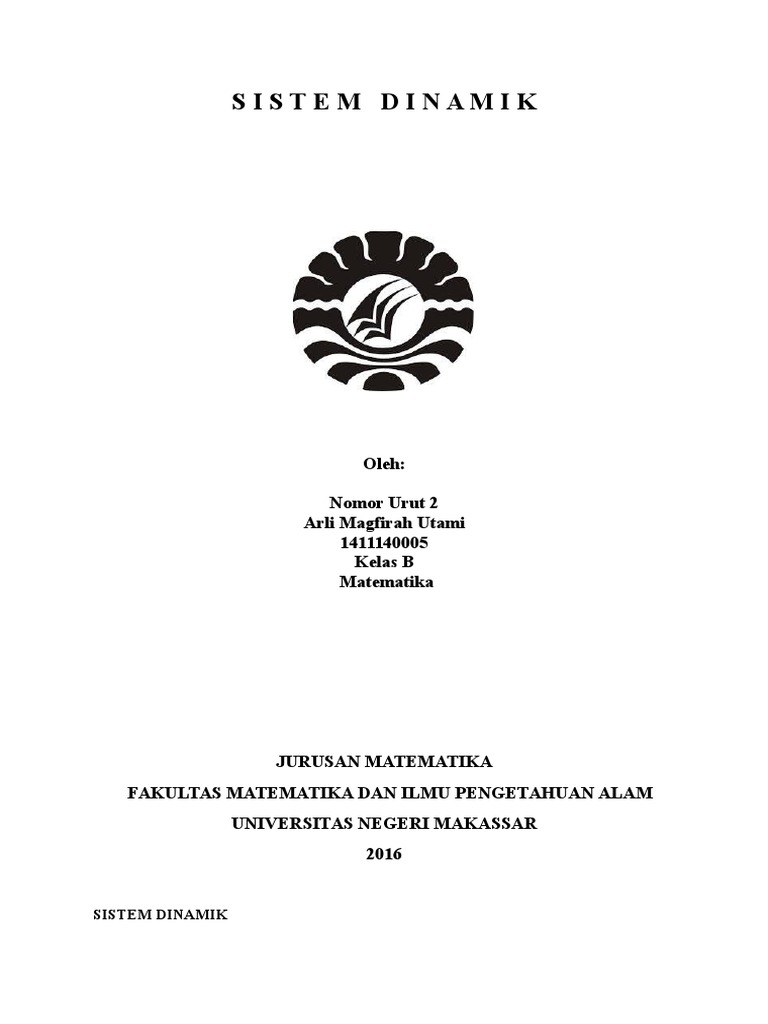 Sistem Dinamik | PDF