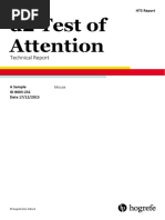 d2-R - Test of Attention - Revised | PDF | Accuracy And Precision ...