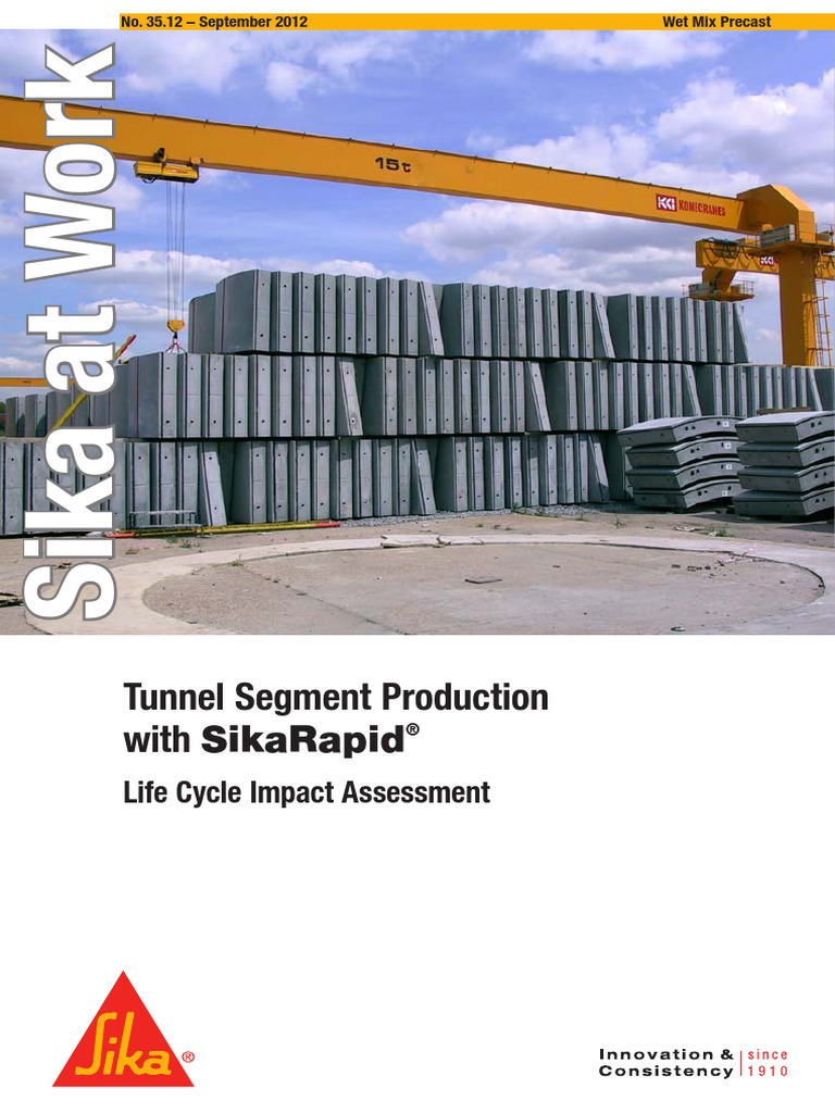 SIKA - Tunnel Segments Production with SIKA Rapid-1 | Precast Concrete ...