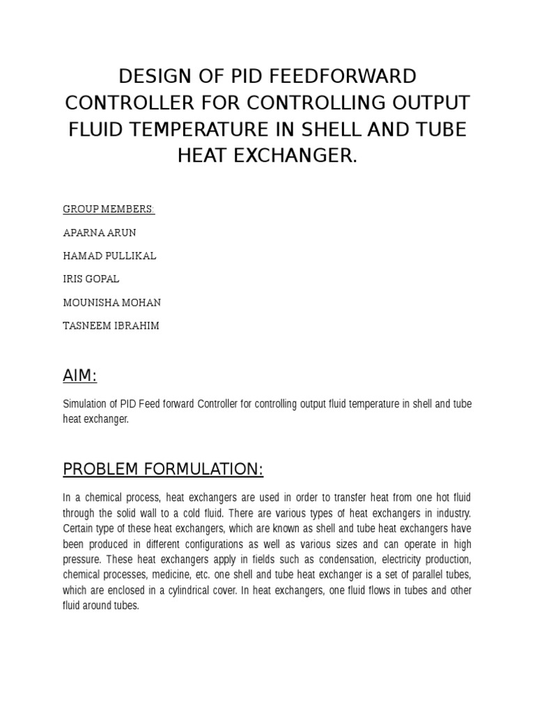 Pid Feedforward Controller | PDF | Automation | Systems Science