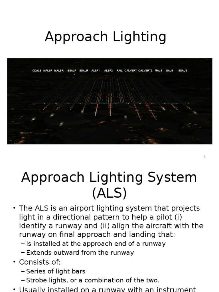 Approach Lighting | PDF | Aeronautics | Transport