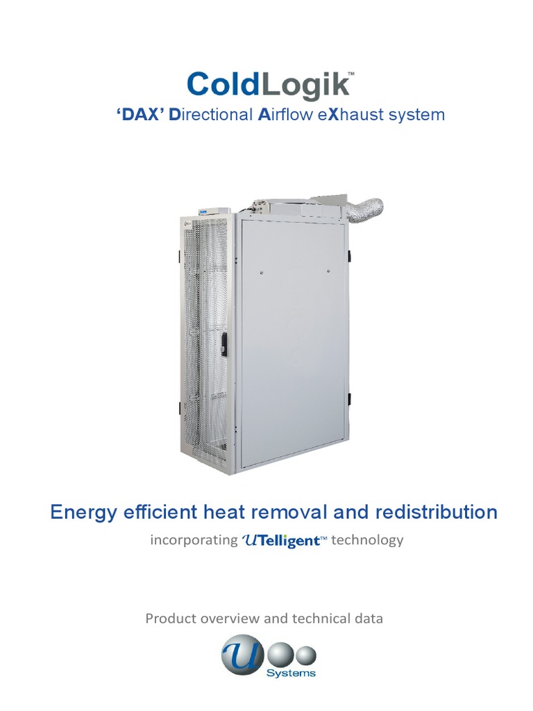 ColdLogik - DAX' Directional Airflow EXhaust System | PDF | Hvac ...