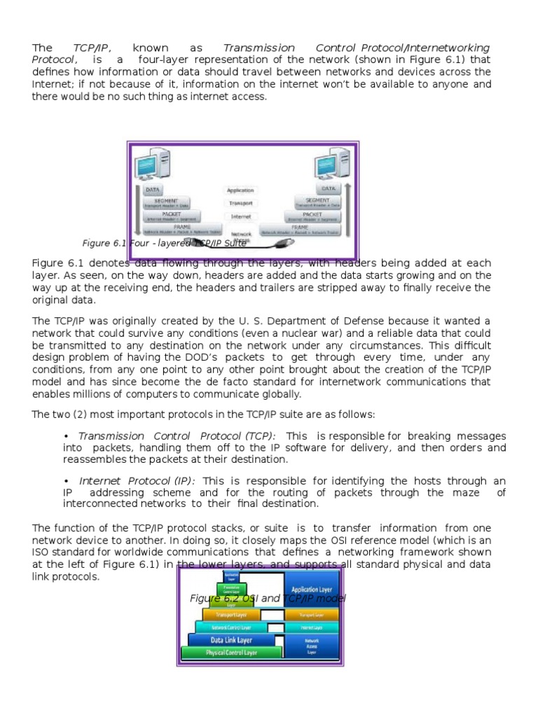 Understanding TCP/IP Protocol Suite | PDF