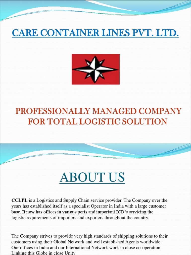 Company Profile | PDF | Cargo | Logistics