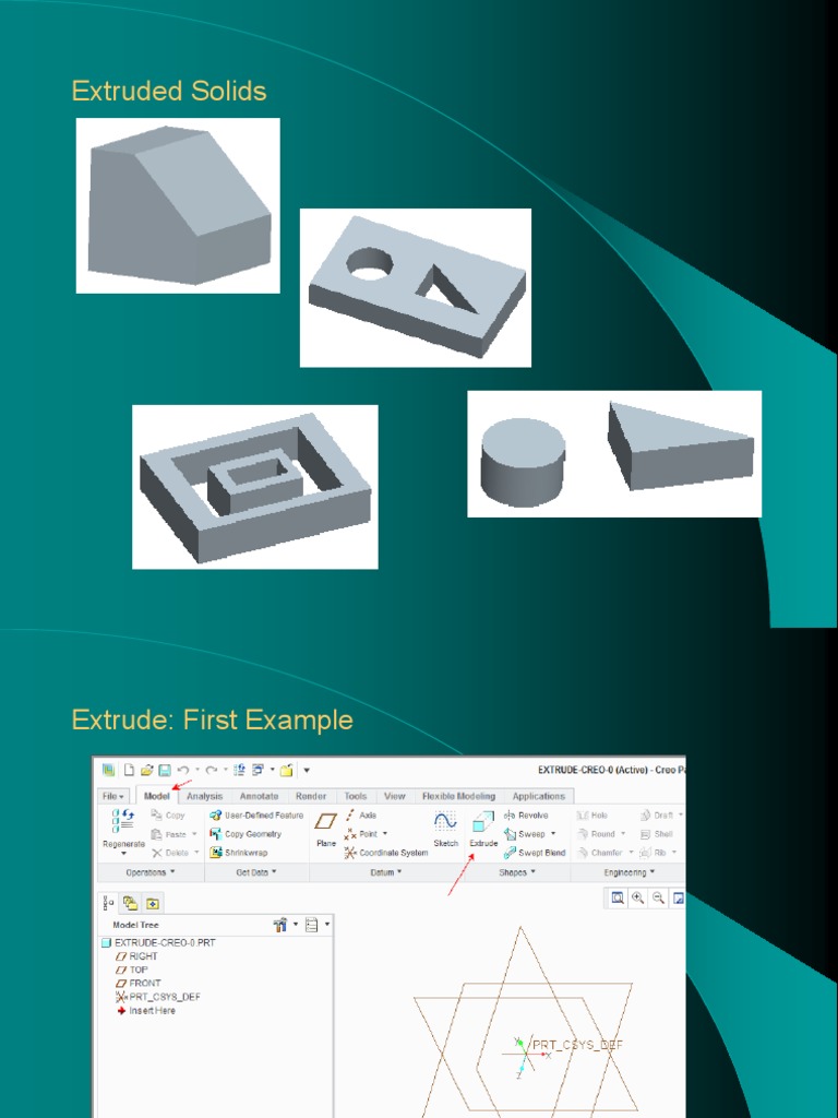 Creo Extrude | PDF