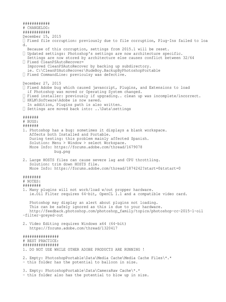 Notes | PDF | Plug In (Computing) | Adobe Photoshop