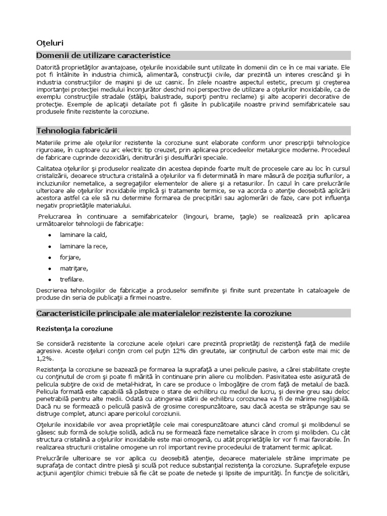 Oteluri PDF | PDF