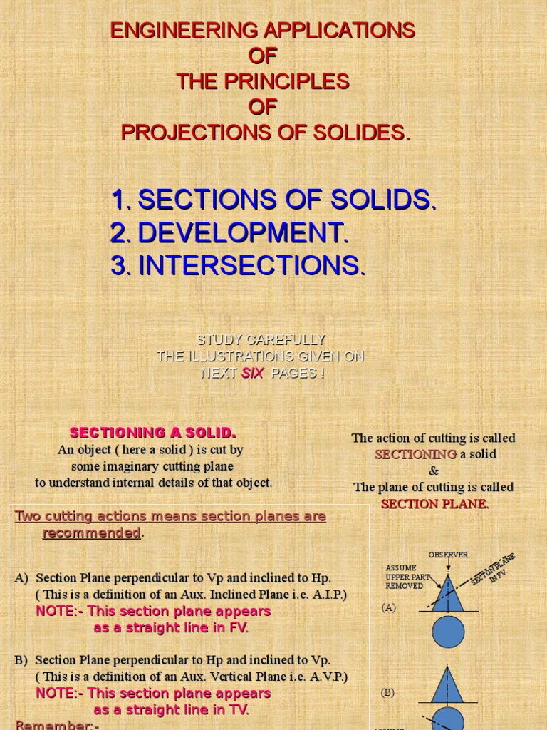 Engineering Applications of Sections and Developments of Solids: A ...