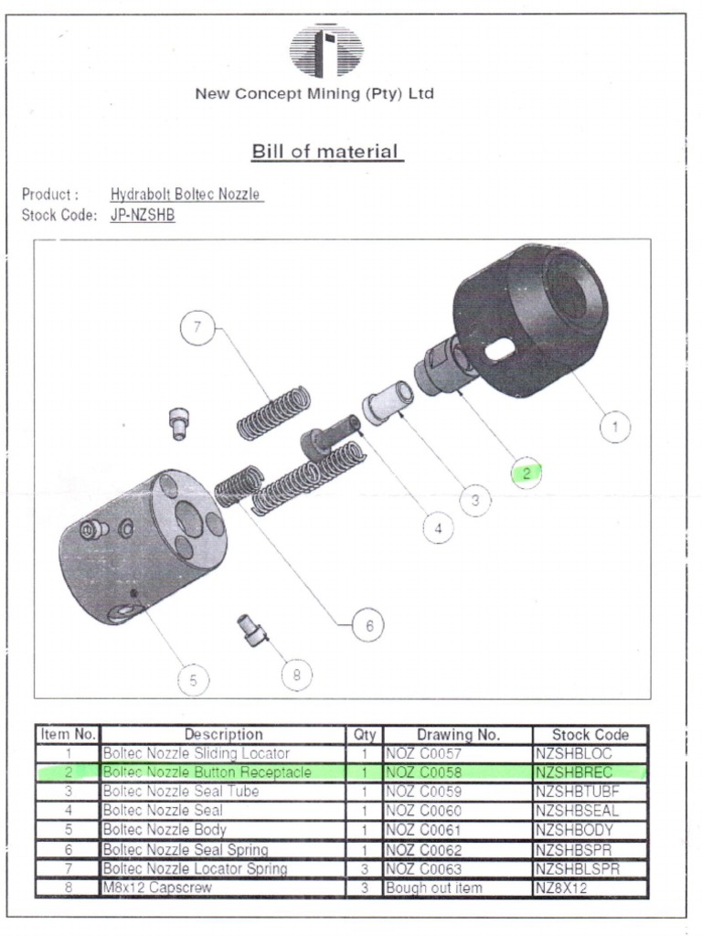 Hydrabolt Boltec Nozzle