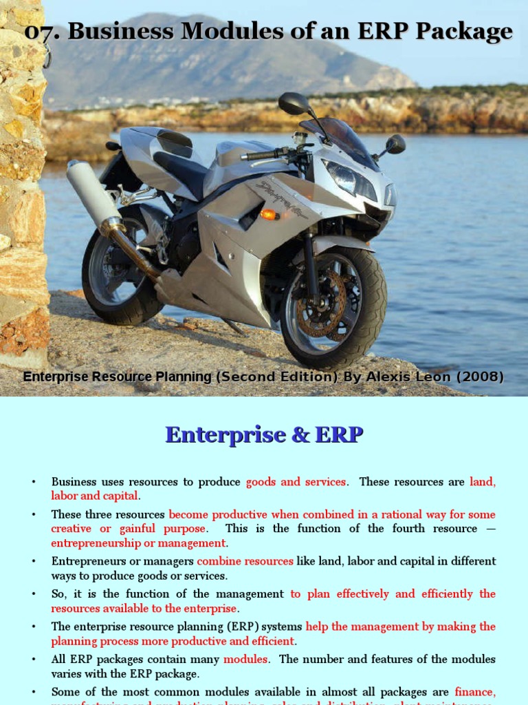 Business Modules of ERP | PDF | Enterprise Resource Planning | Inventory