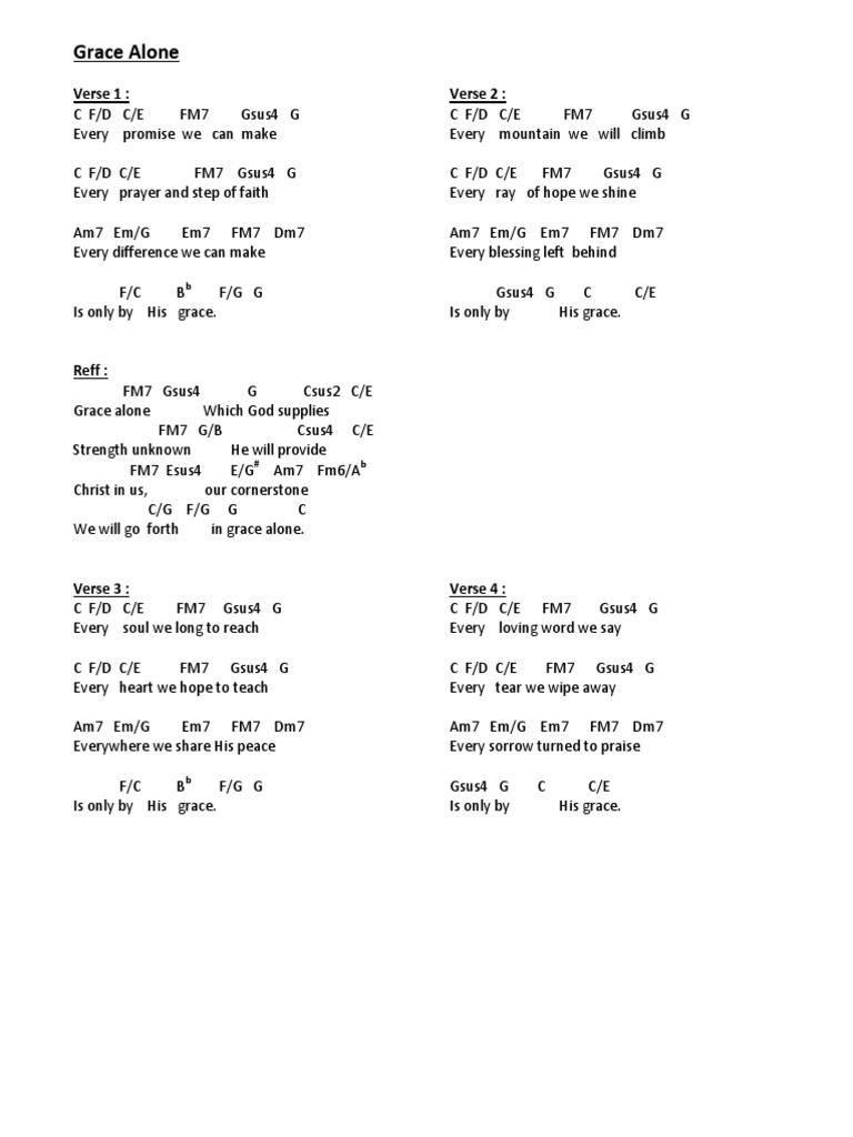 Grace Alone PDF | PDF