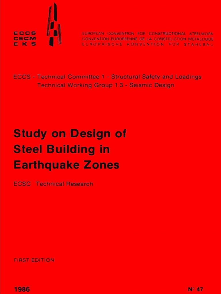 Study On Design of Steel Building in Earthquake Zones | PDF