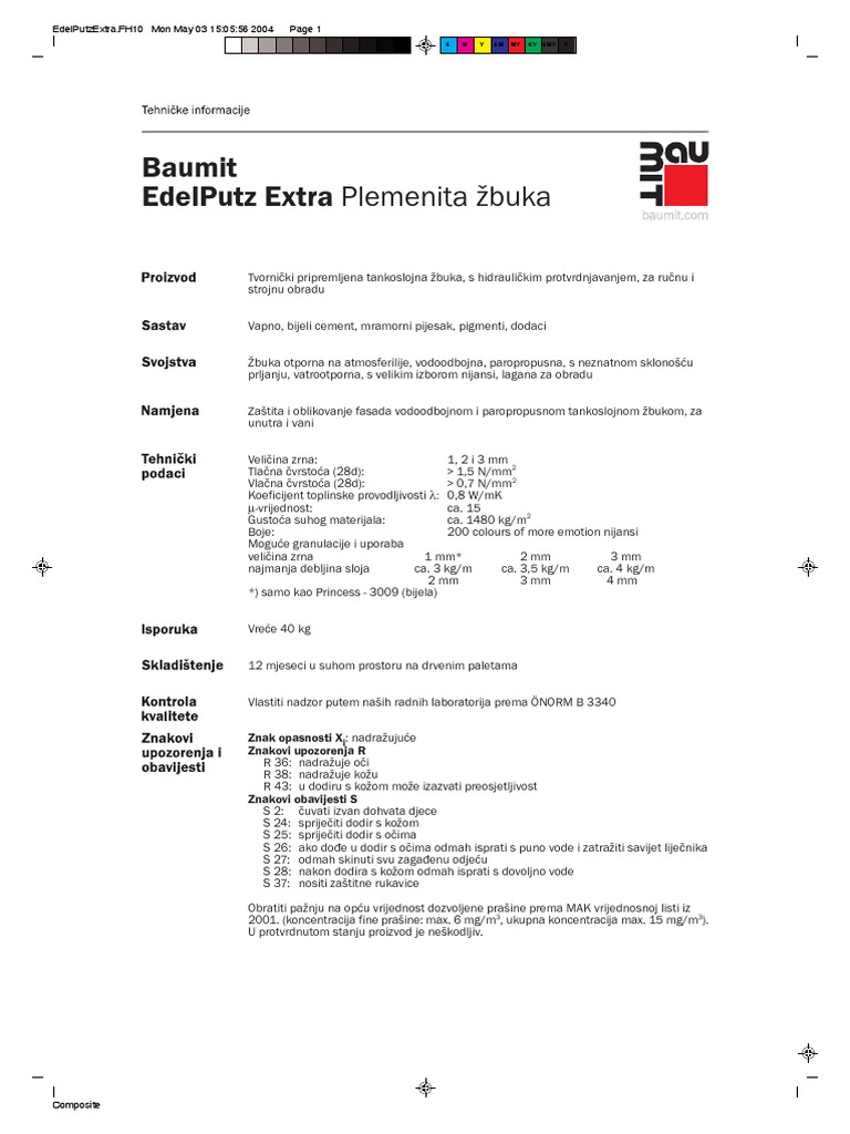 Edel Putz Extra | PDF