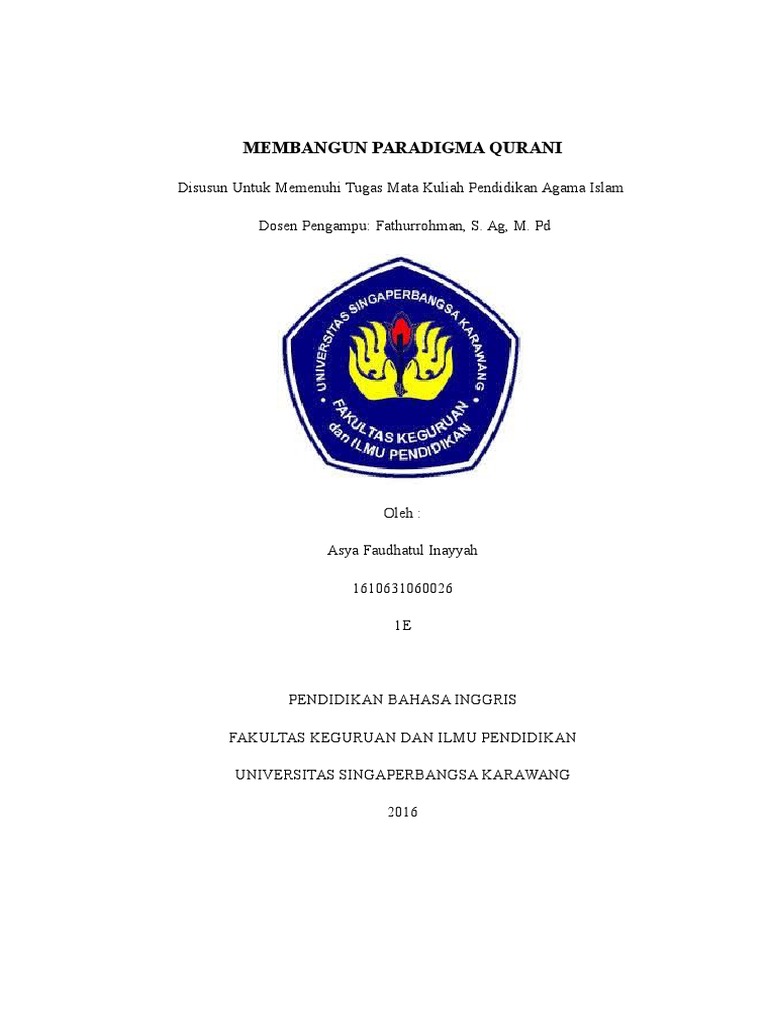 Membangun Paradigma Qurani Modern | PDF
