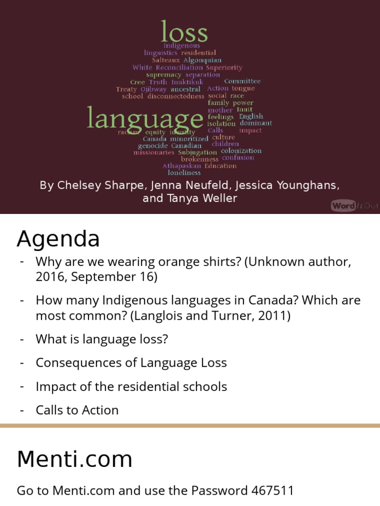Language Loss | PDF | First Language | English As A Second Or Foreign ...