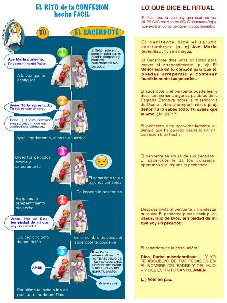Cómo confesarse: Una guía simple del ritual de la confesión | PDF ...