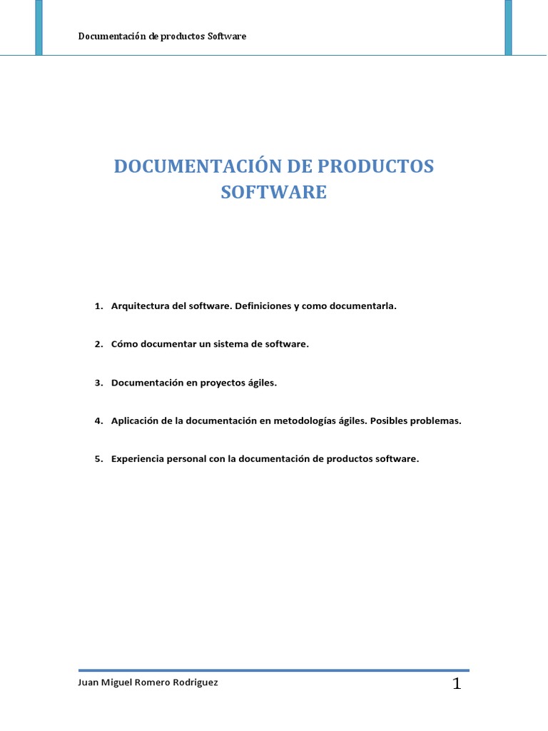 Documentación de Productos Software Enfoque Ágil | PDF | Caso de uso ...