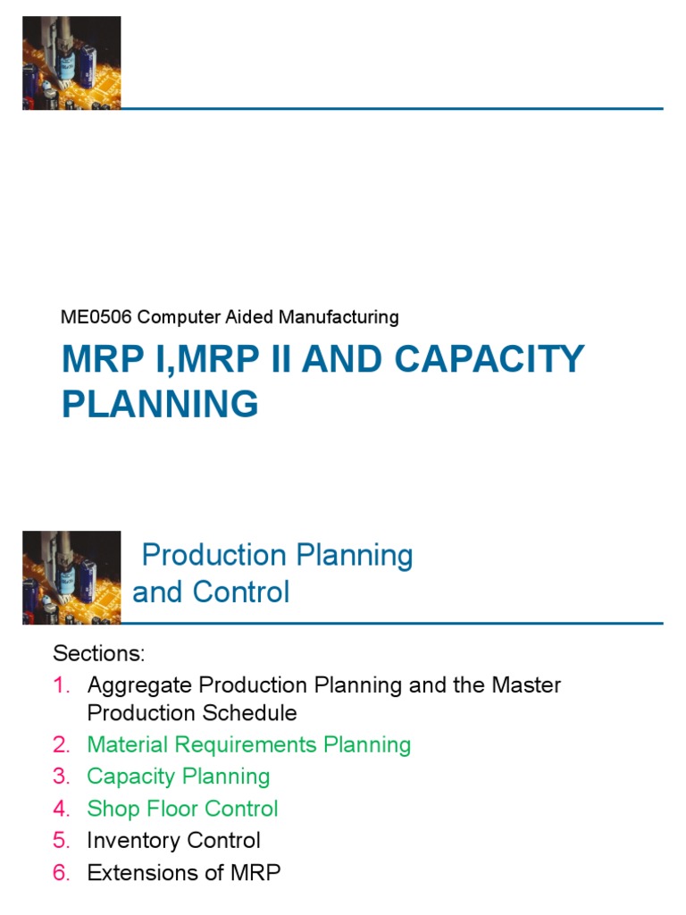 MRP 1,2 | PDF | Industries | Computing