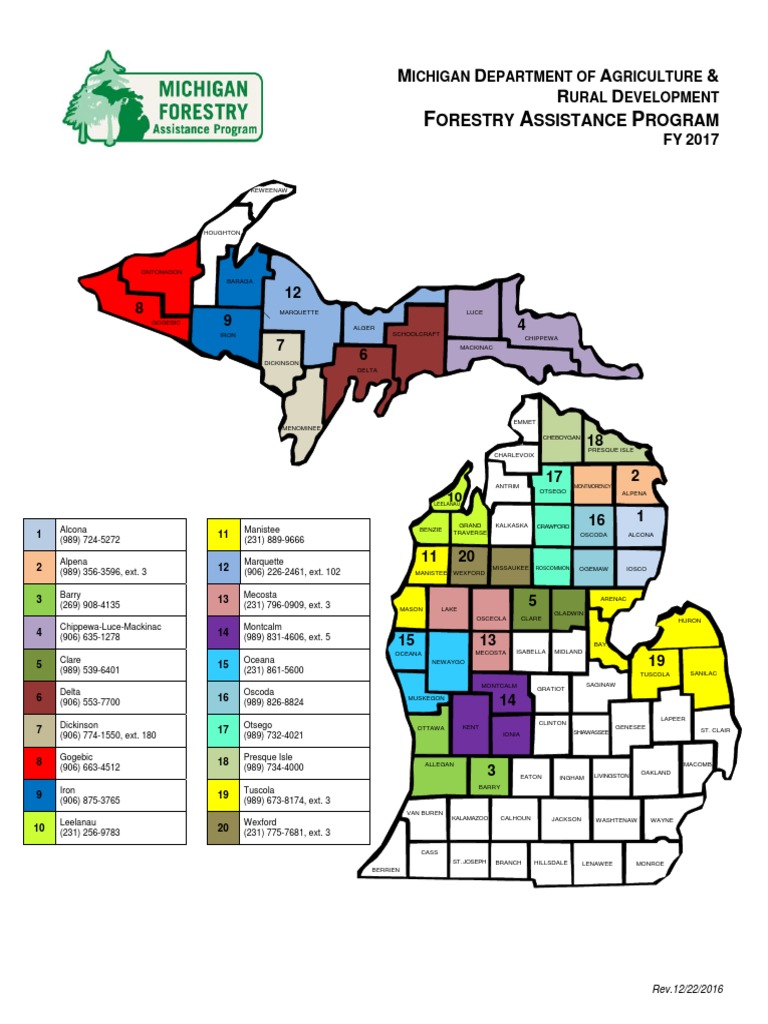 20 Foresters With No Name Map 473642 7 | PDF | Michigan