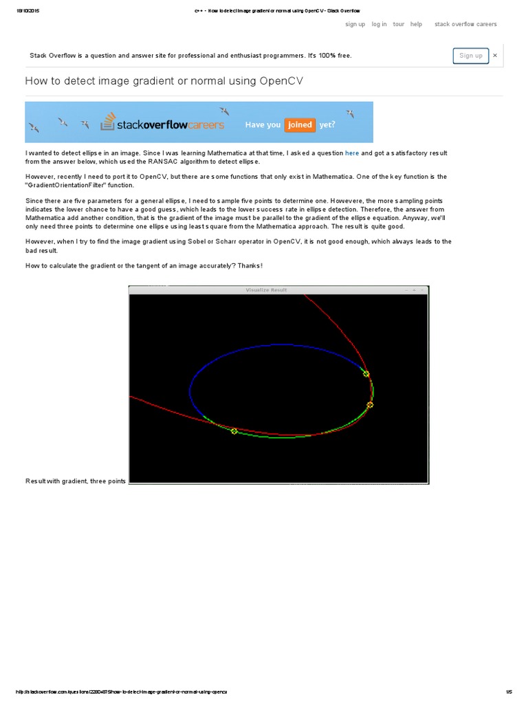C++ - How To Detect Image Gradient or Normal Using OpenCV - Stack Overflow | PDF | Teaching ...