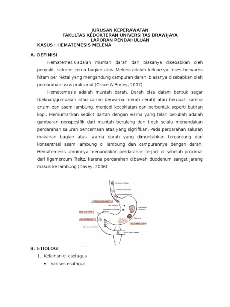 LP Hematemesis | PDF