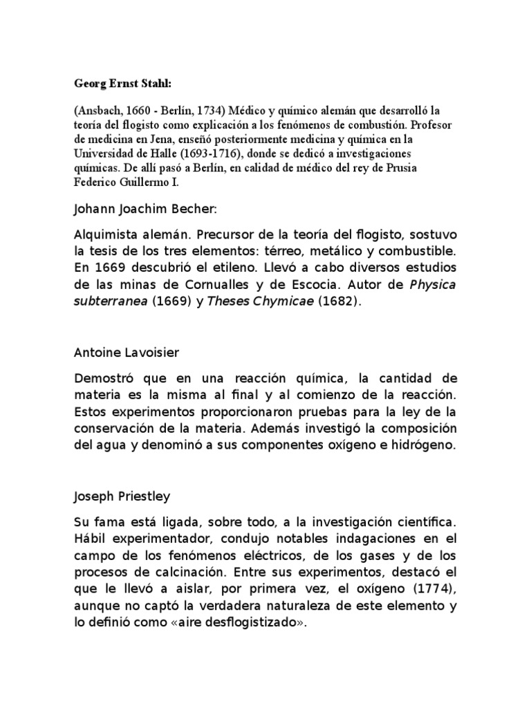 Georg Ernst Stahl | PDF