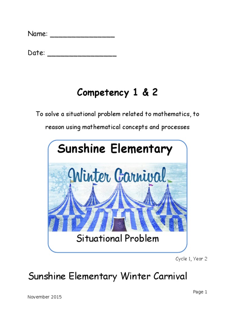 Winter Carnival Math Les | PDF | Home & Garden