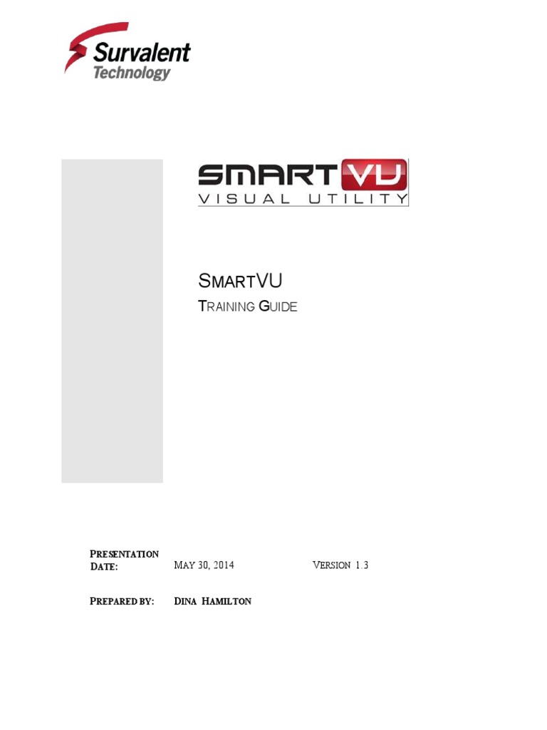 SmartVU Training Guide | PDF | Icon (Computing) | Graphics