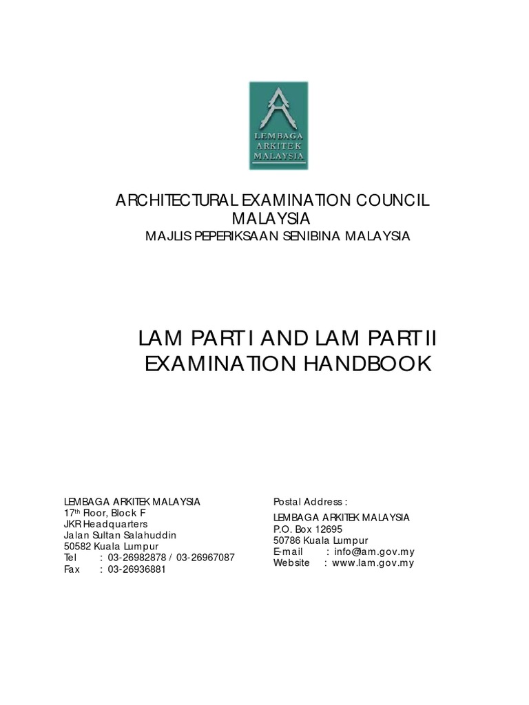 LAM Handbook I and II | PDF | Diploma | Test (Assessment)