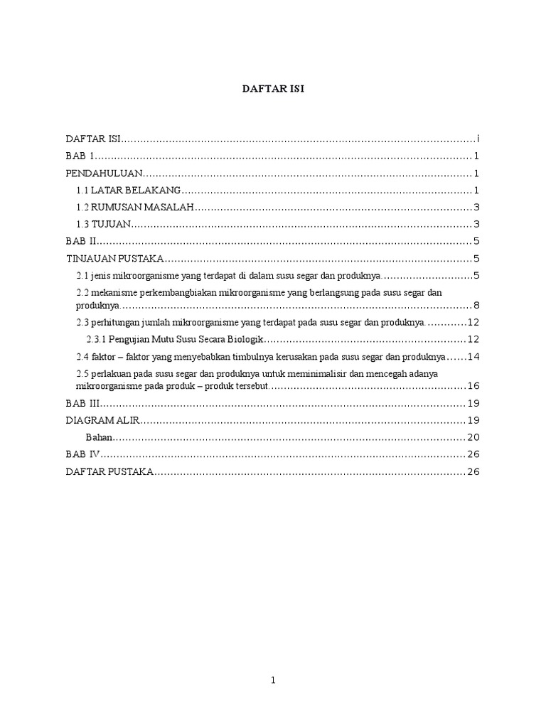 Uji Mikrobiologi Susu Dan Produknya | PDF