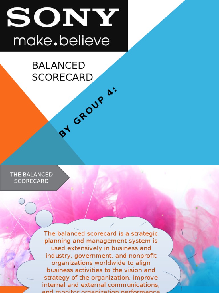 Balanced Scorecard | PDF | Sony | Sales