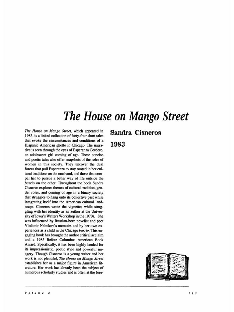 The House On Mango Street (Useful Information) PDF | PDF