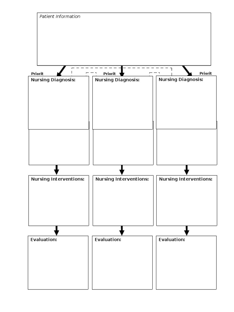 Concept Care Map Template | PDF | Nursing | Health Care