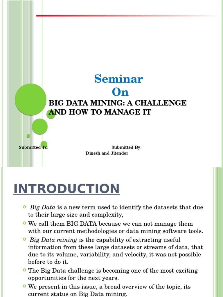 Big Data MINING AND TOOLS | PDF