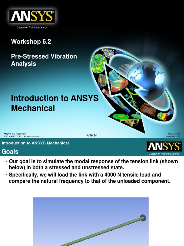 Mech-Intro 13.0 WS06.2 PreStrVib | PDF | Normal Mode | Materials Science