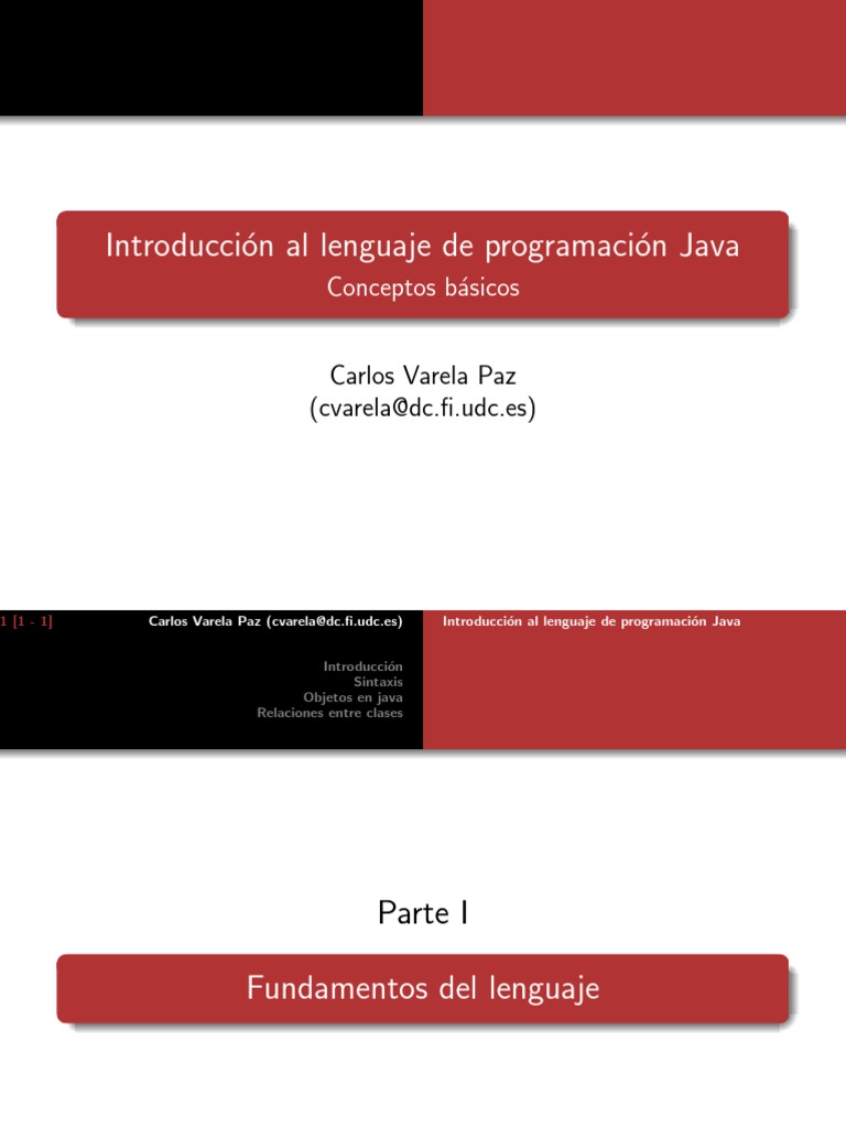 Curso Java Pdf Pdf Java Lenguaje De Programación Lenguaje De Programación