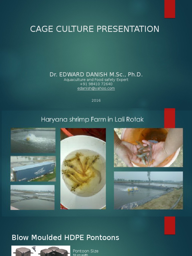 Cage Culture of Fishes | PDF | Aquaculture | Fish