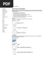 Pool Care Cheat Sheet | PDF | Water | Chemical Engineering