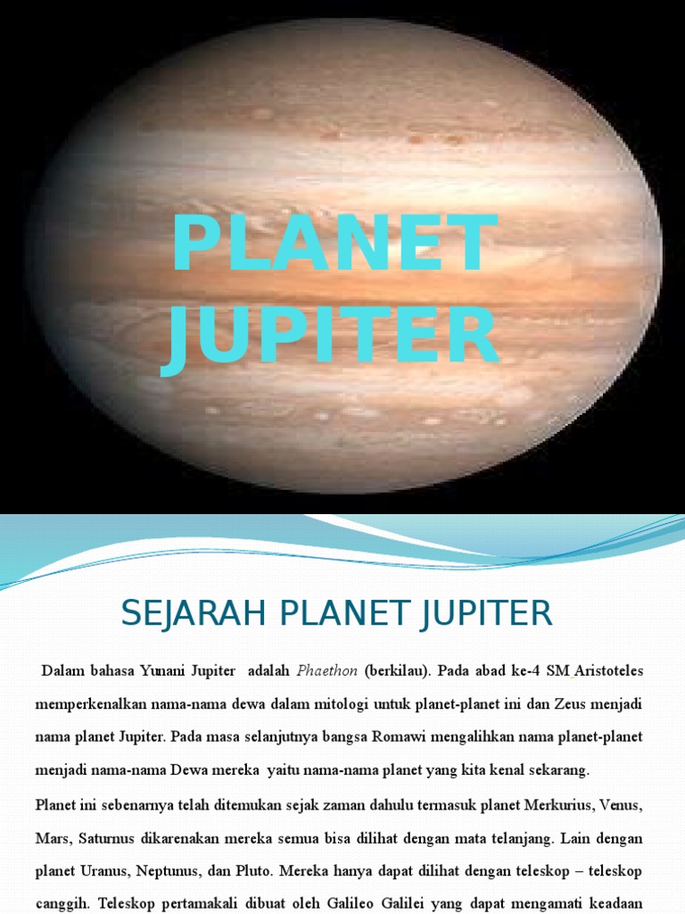Planet Jupiter | PDF