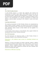 Sip Annex 2a Child-Friendly School Survey | PDF | Teachers | Literacy