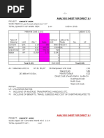 Sample Take Off Sheet | PDF | Microsoft Excel | Building Technology