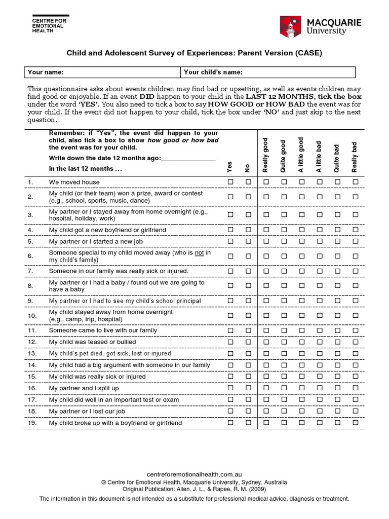 TEMPERAMENT QUESTIONNAIRE.pdf | Behavioural Sciences | Psychology ...