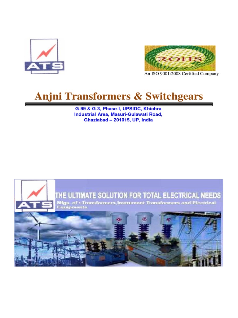 ATS Catalogue Latest PDF | PDF | Transformer | Power (Physics)