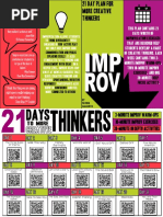 Improv Exercises and Warm Ups | PDF | Improvisational Theatre